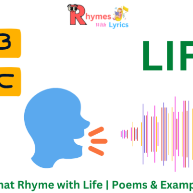List of words that rhyme with love poems, examples, meaning